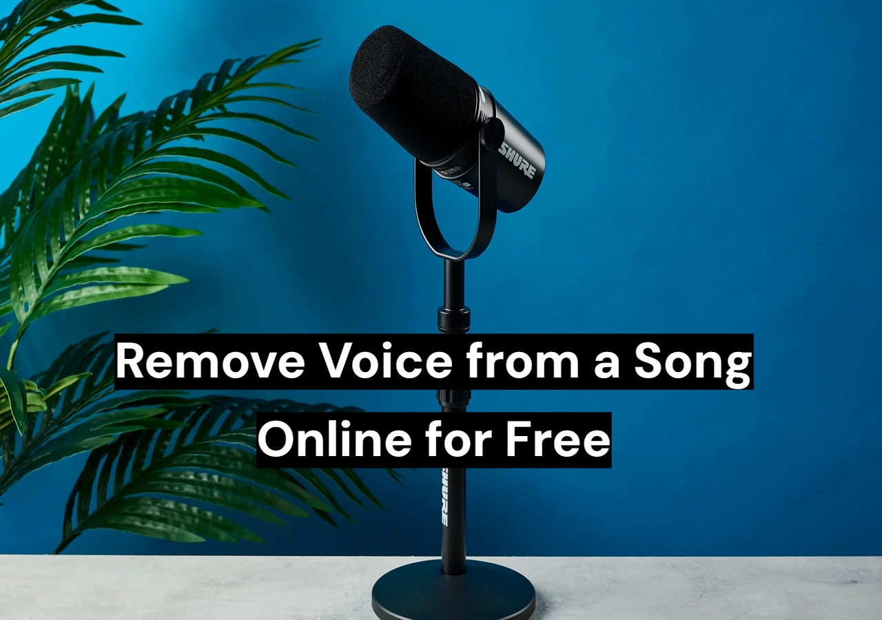 Remove Voice from a Song Online for Free