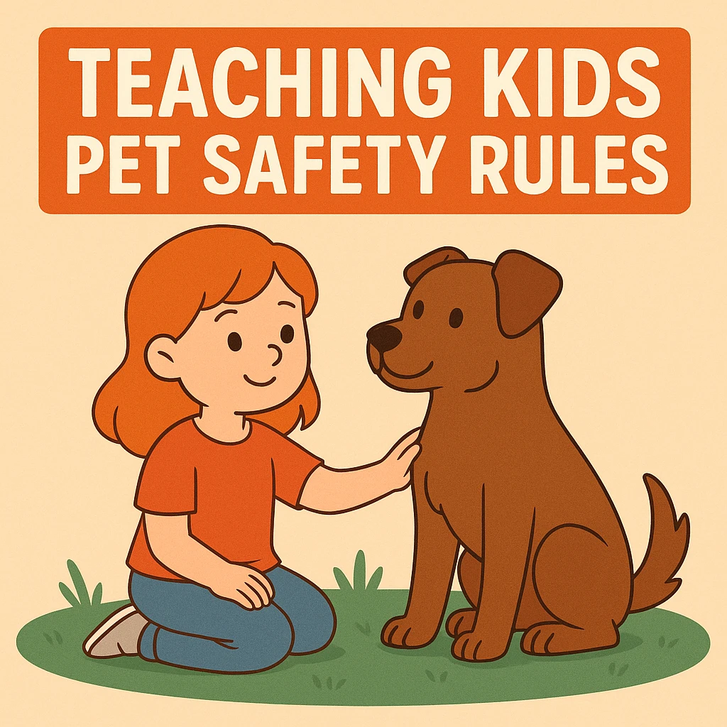 Teaching Kids Pet Safety Rules That Actually Work - A Nation of Moms